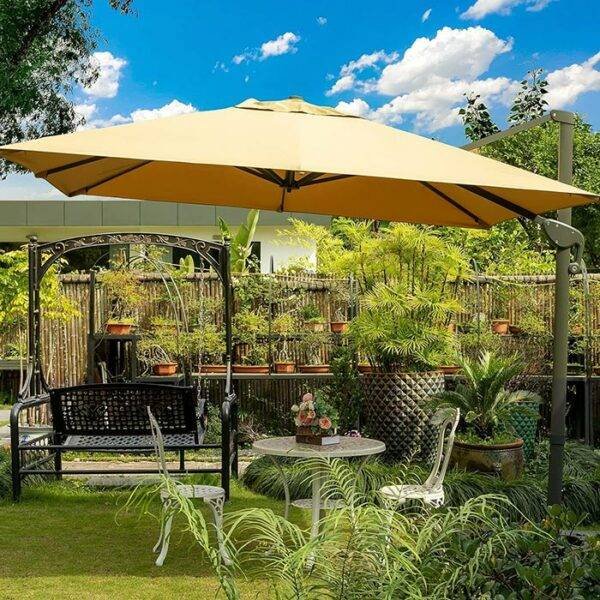 9 Best Overhanging Parasols - 2026 | Garden Junkie